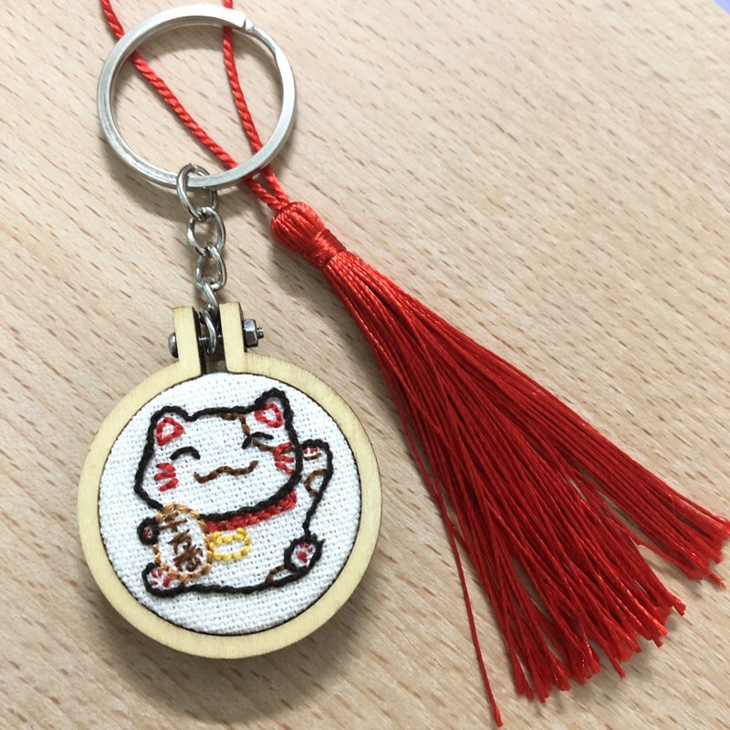 Handmade Cat Keychains (size 4cm) | Shopee Malaysia