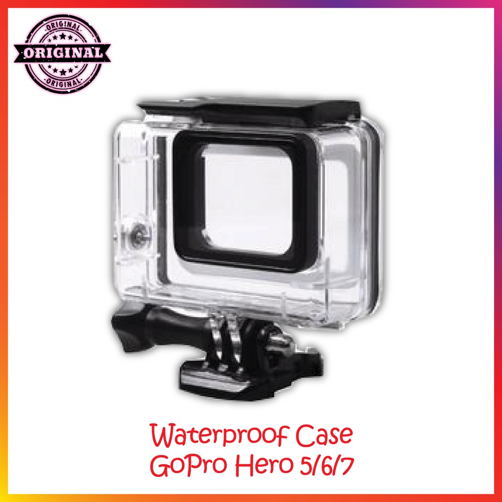 (READYSTOCK) TELESIN 60m Underwater Depth Diving Case Waterproof Camera ...