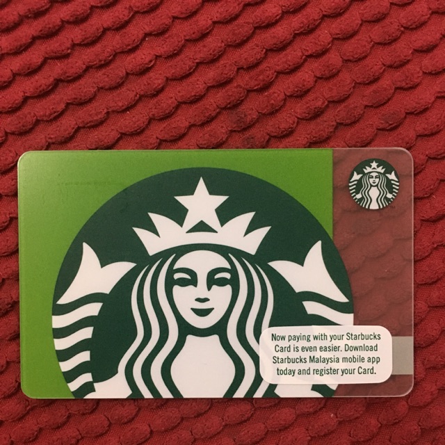 Starbucks Card with credit Rm50 | Shopee Malaysia