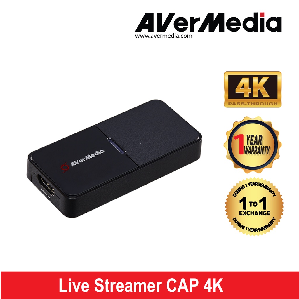 [Official-Store] Avermedia Live Streamer CAP 4K, HDMI Capture Card ...