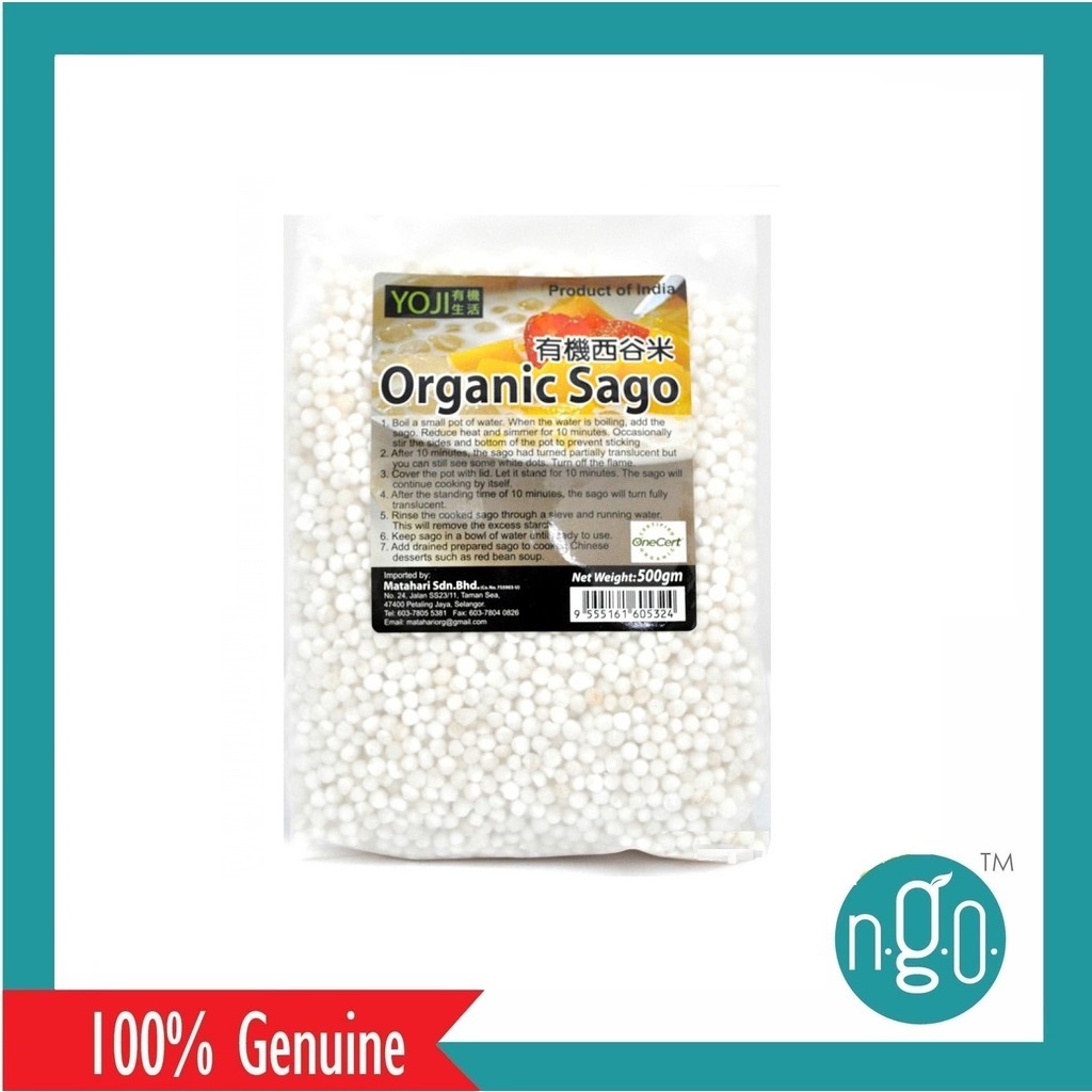 Yoji Organic Sago (500g/pack) | Shopee Malaysia
