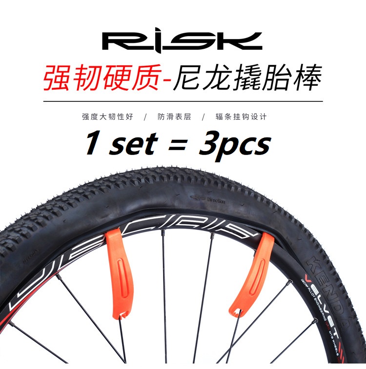 Bicycle Tyre Lever RISK Tire Lever Tools Tayar Repair Tool Kit Basikal ...
