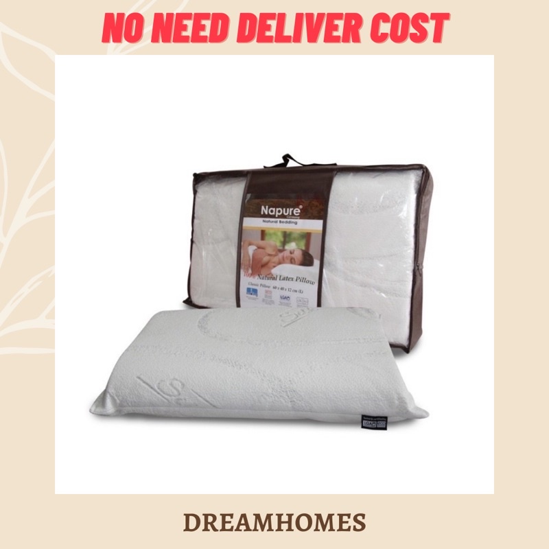 (READYSTOCK) Napure Natural Classic Latex Pillow | Shopee Malaysia