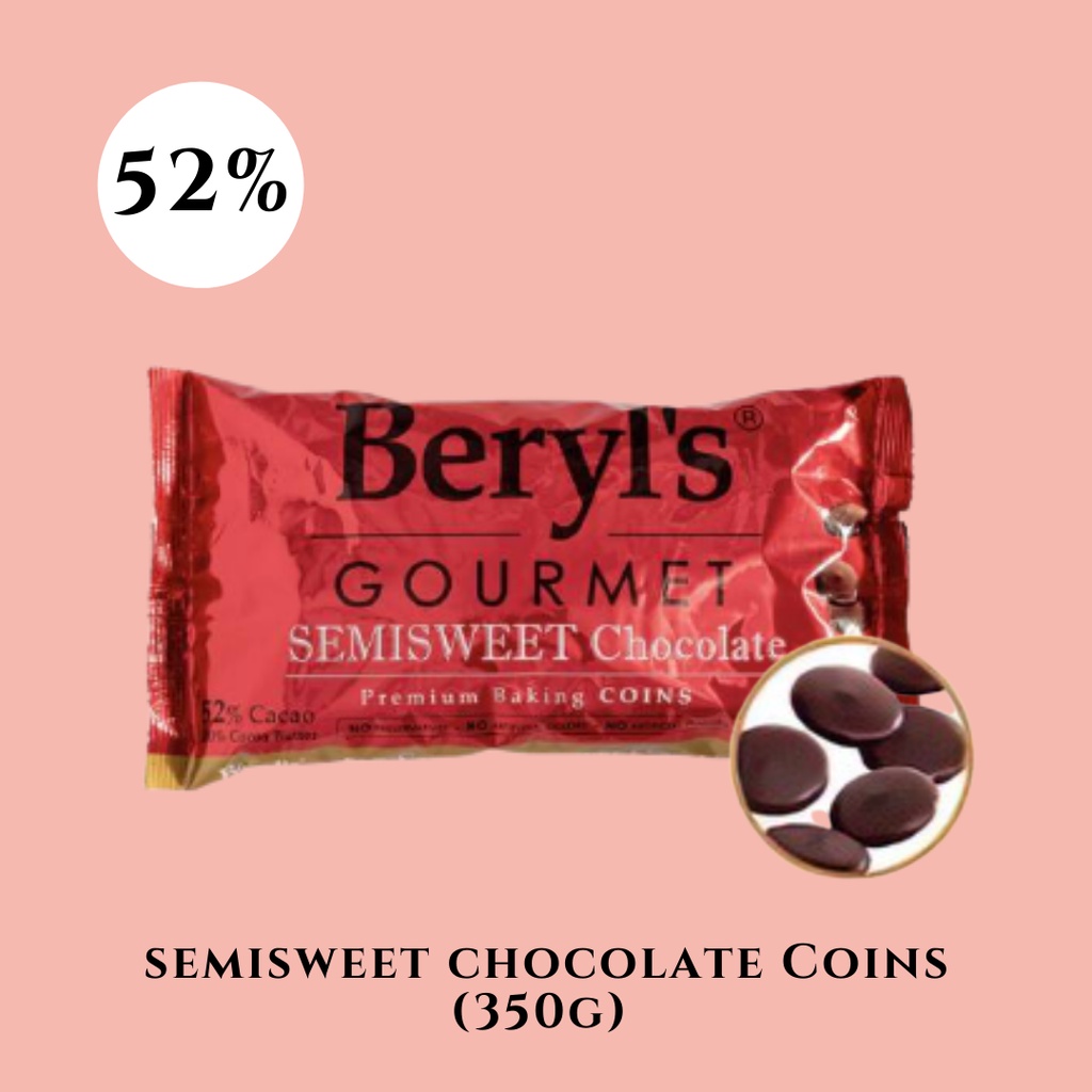Beryls Gourmet Semisweet Chocolate Coins/ Beryls Chocolate Chips 52% ...