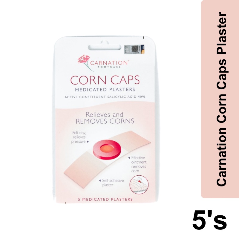 Carnation Corn Caps Medicated Plasters 英国石竹花标除鸡眼药布 5's | Shopee Malaysia