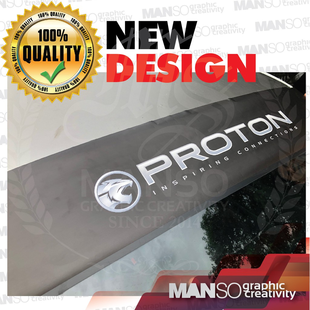 New Design PROTON Windscreen Windshield Sticker 130cm X 24cm car window ...
