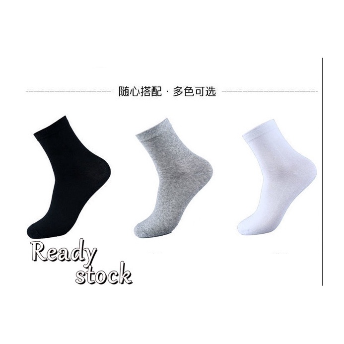 [READYSTOCK]N|A35 unisex socks black kerja socks black women stokin ...