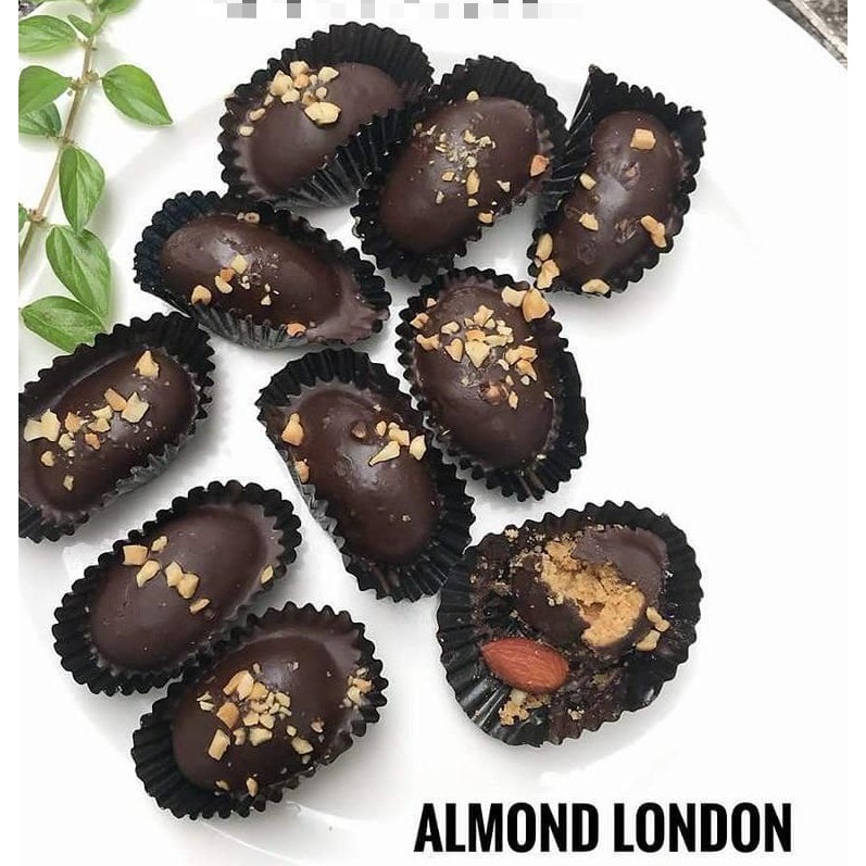 Almond london badam sebiji biskut raya kuih raya kueh raya 2021 biskut ...