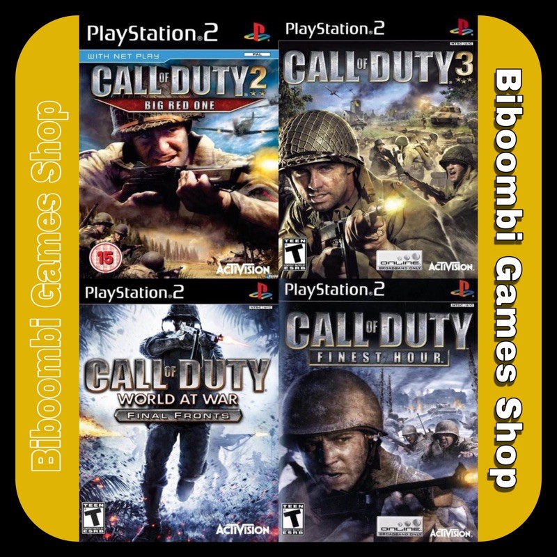 PS2 Call Of Duty All Series ( DVD Games ) | Shopee Malaysia