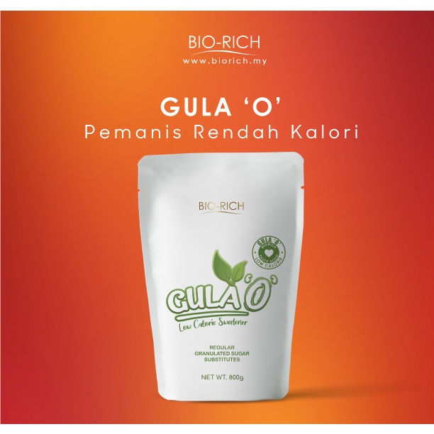 GULA O (PEMANIS GULA RENDAH KALORI) Bio-Rich Pengganti Gula Stevia ...