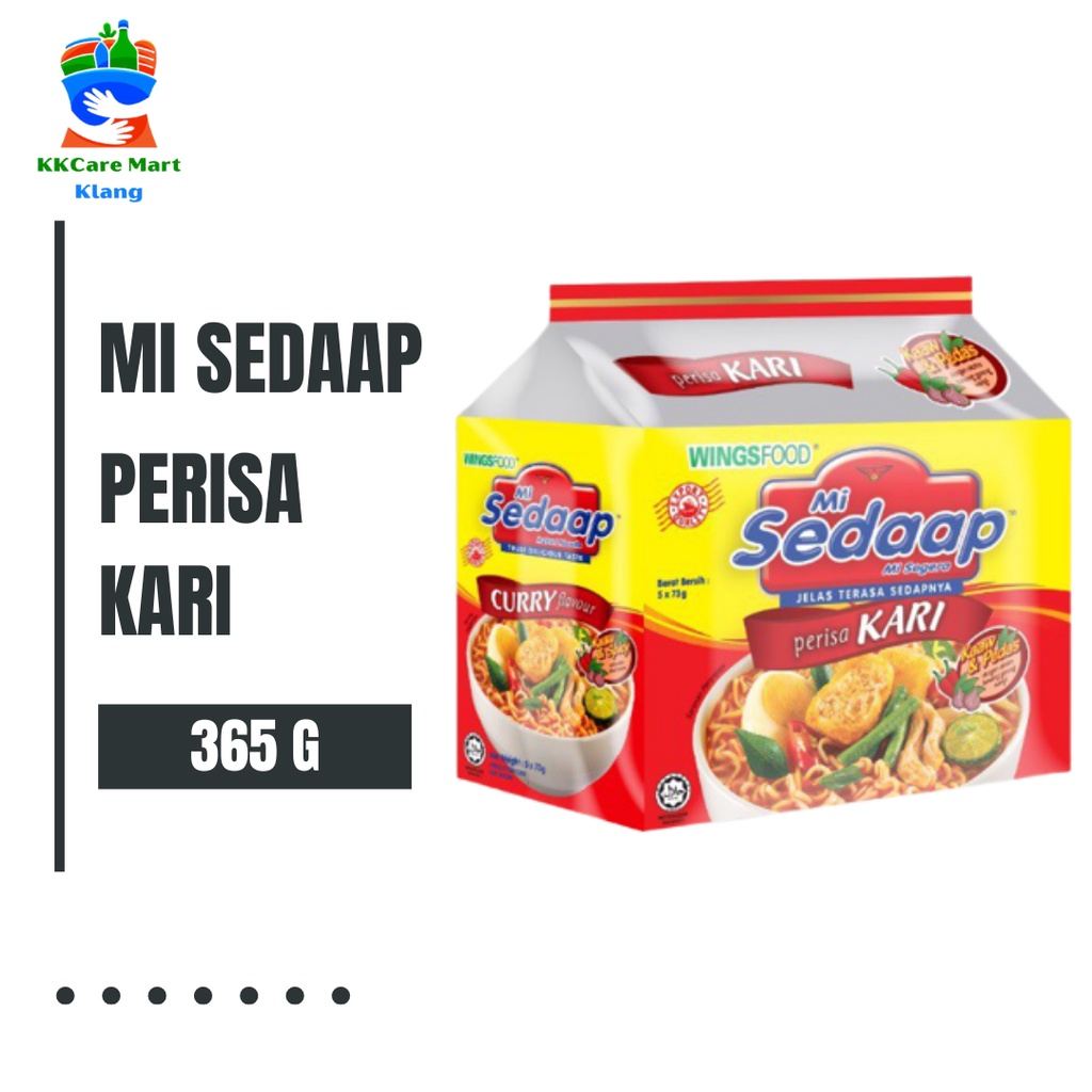WingsFood - Mi Sedaap Perisa Kari 5 x 73g | Shopee Malaysia