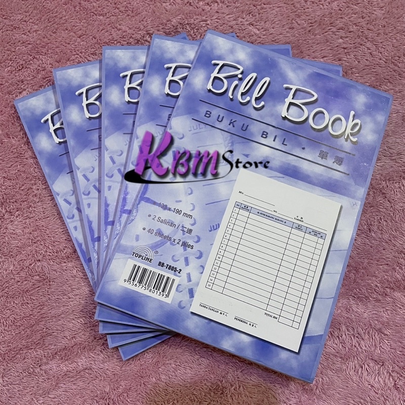TOPLINE (40’S X 2ply) BILL BOOK / BUKU BIL / 开单簿 | Shopee Malaysia