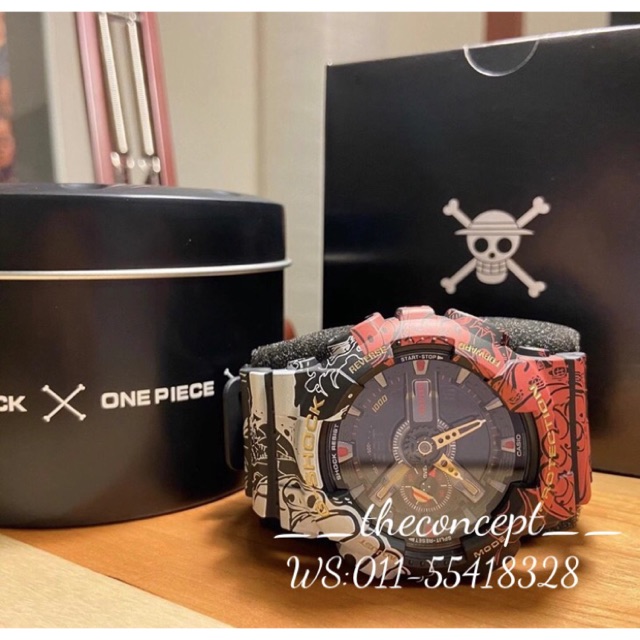 🔥100% Original G-Shock x One Piece LIMITED Edition Japan set GA-110JOP ...