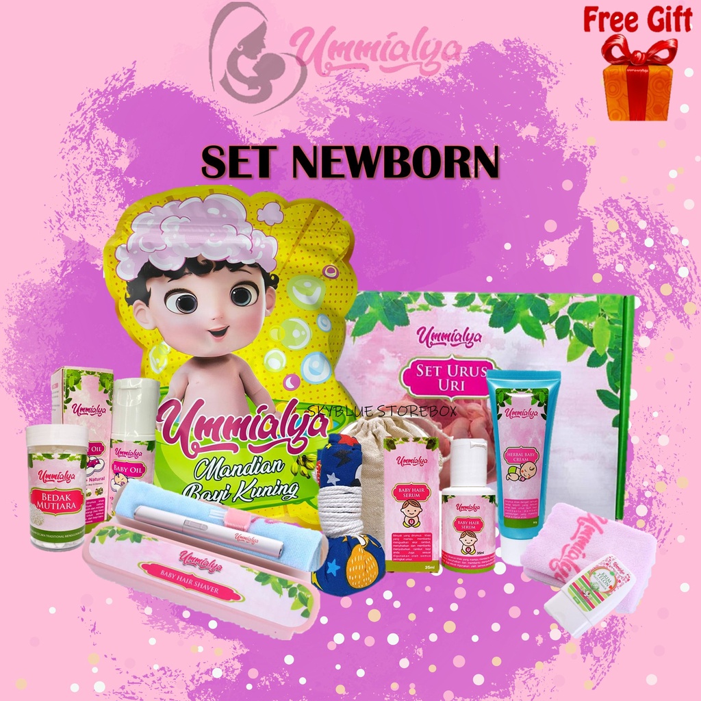 SET NEWBORN BABY / MINYAK TELON / MANDIAN KUNING BABY / TUNGKU BABY NEW ...