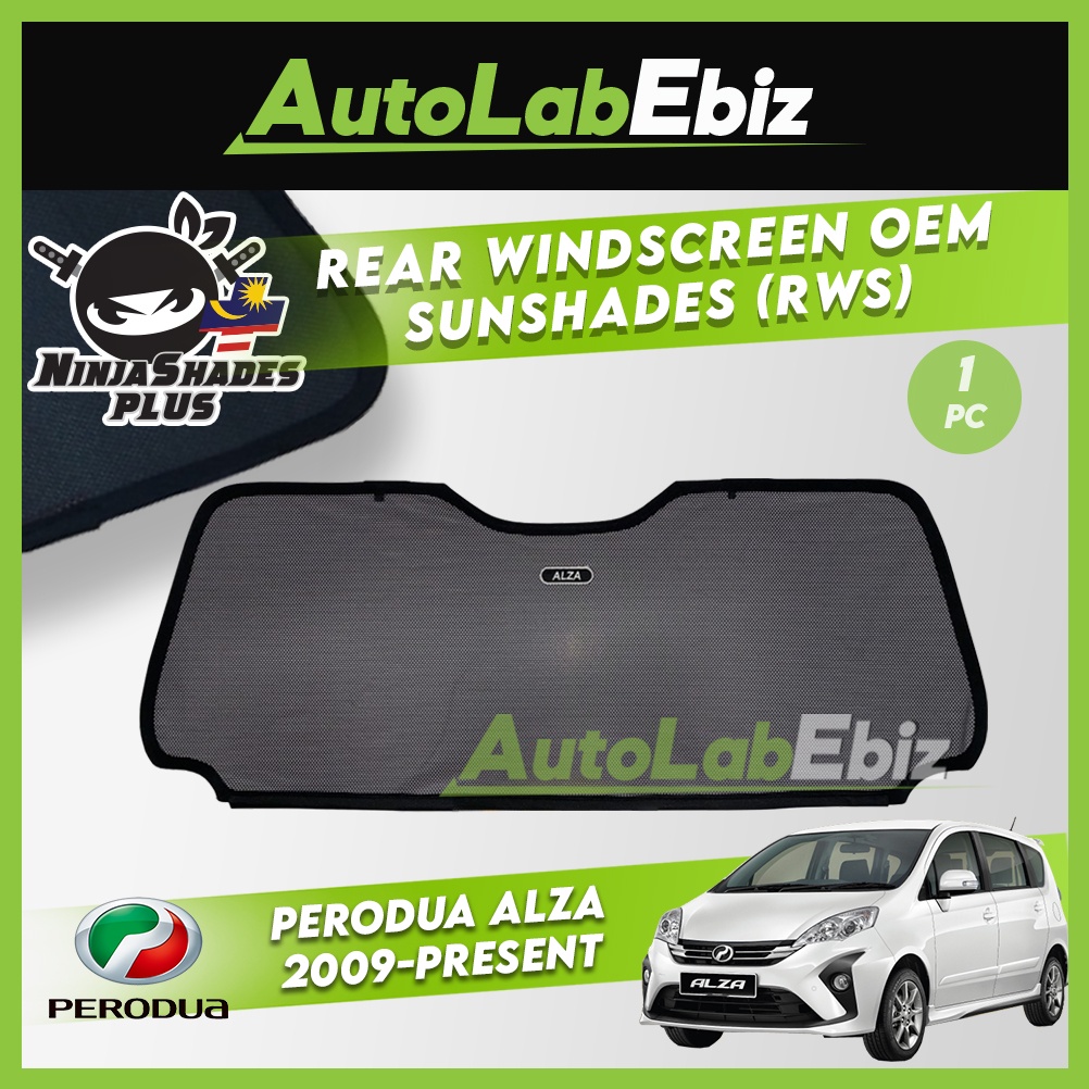 Perodua Alza 2009-2021 NinjaShades Plus Rear Windscreen OEM Sunshades ...