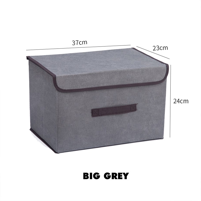 🔥HL🔥Japanese Style Storage Box Foldable Collapsible Storage Box Linen ...