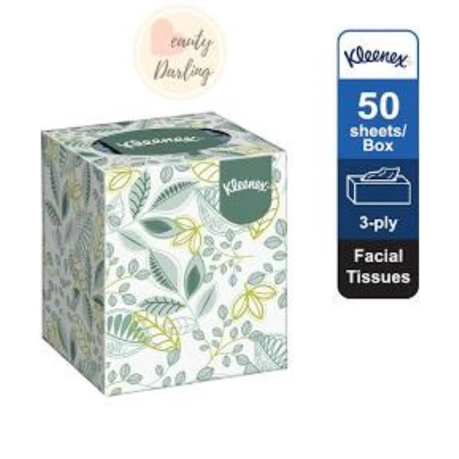 Kleenex® Facial Tissues Cube *6packs* – White, (1 Box x 50 sheets) 3 ...
