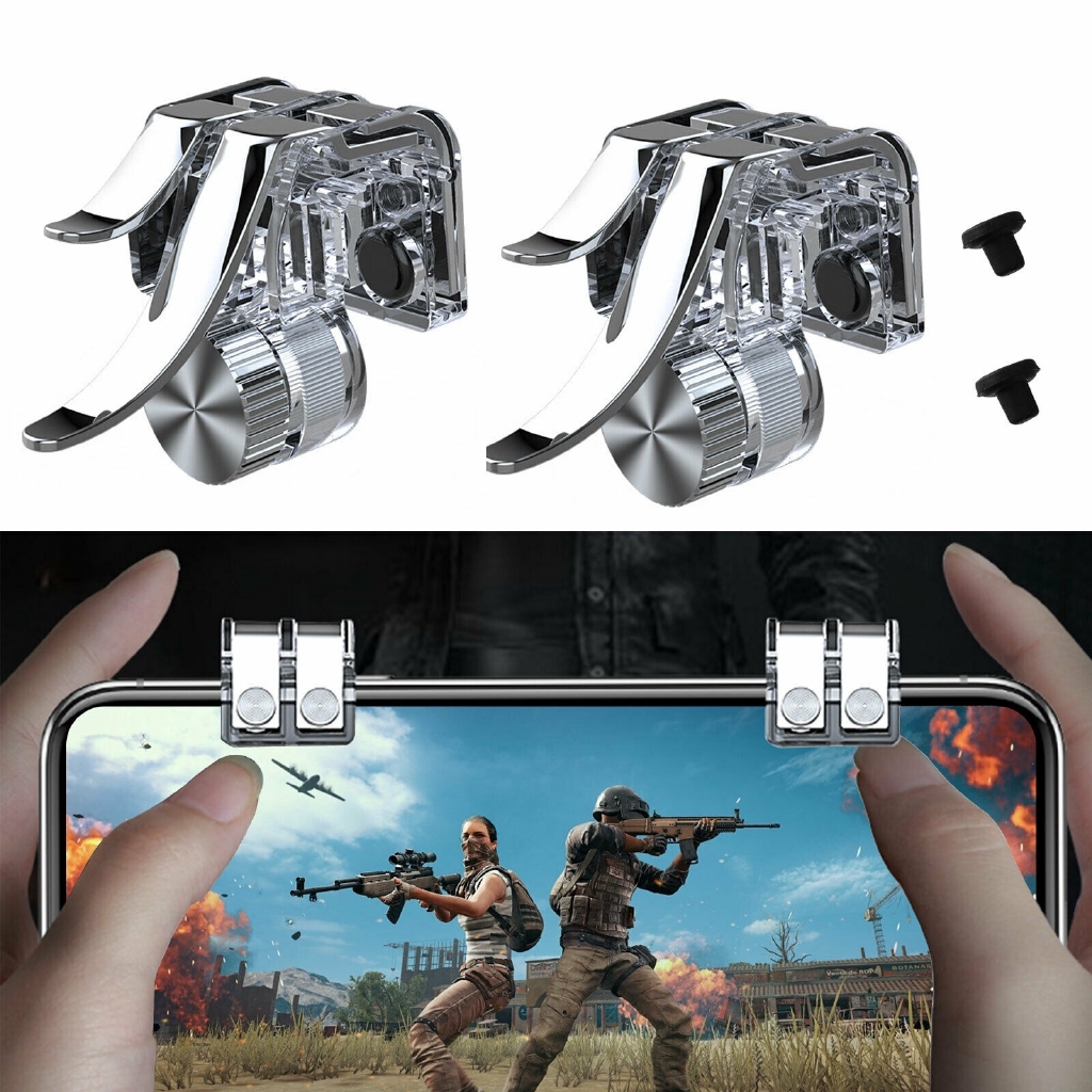 R11S Metal PUBG Mobile Trigger Gamepad Gaming L1R1 Shooter Pubg Mobile ...