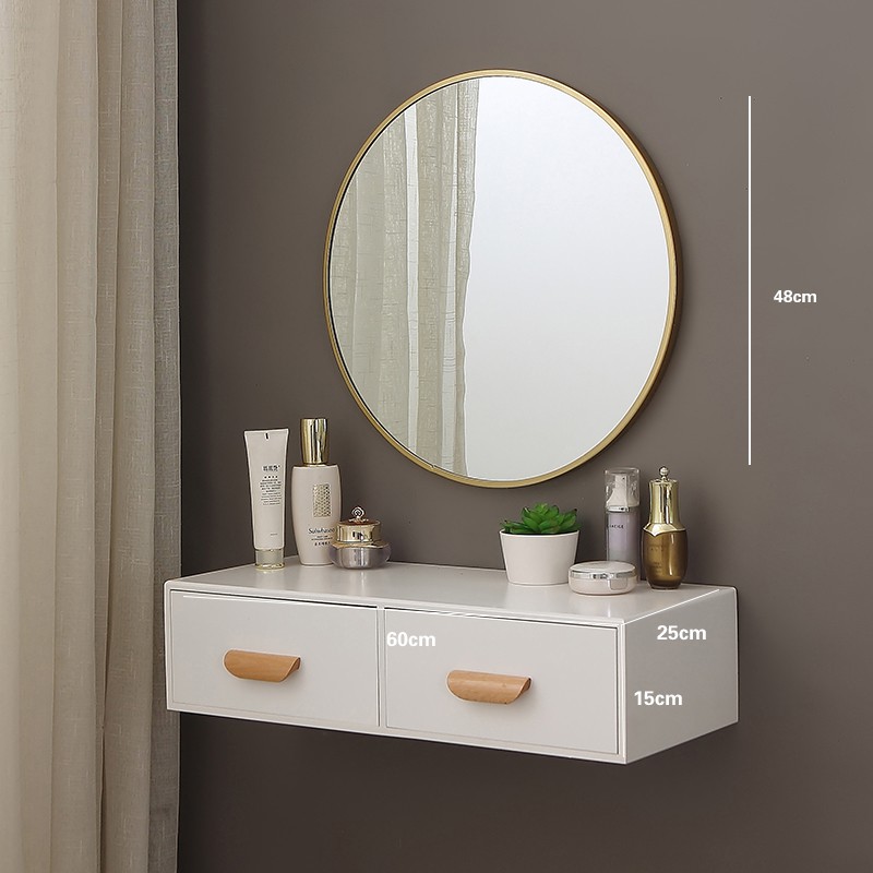 🔥Dressing table🔥 Nordic wall hanging Dressing table mirror bedroom ...