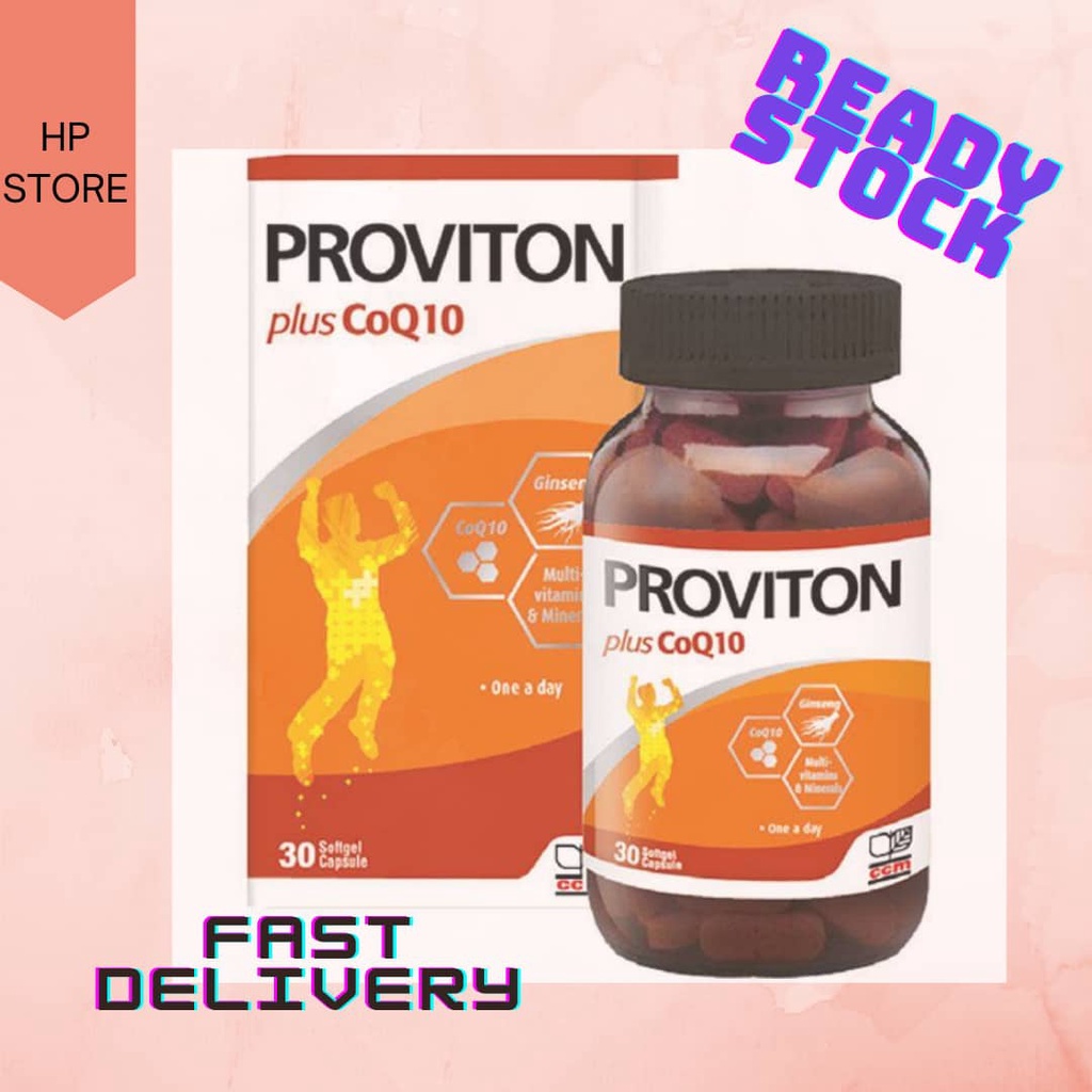 PROVITON MULTIVITS WITH COQ10Plus ELDERS SUPLIMENT HALAL EXP 01/2024 ...