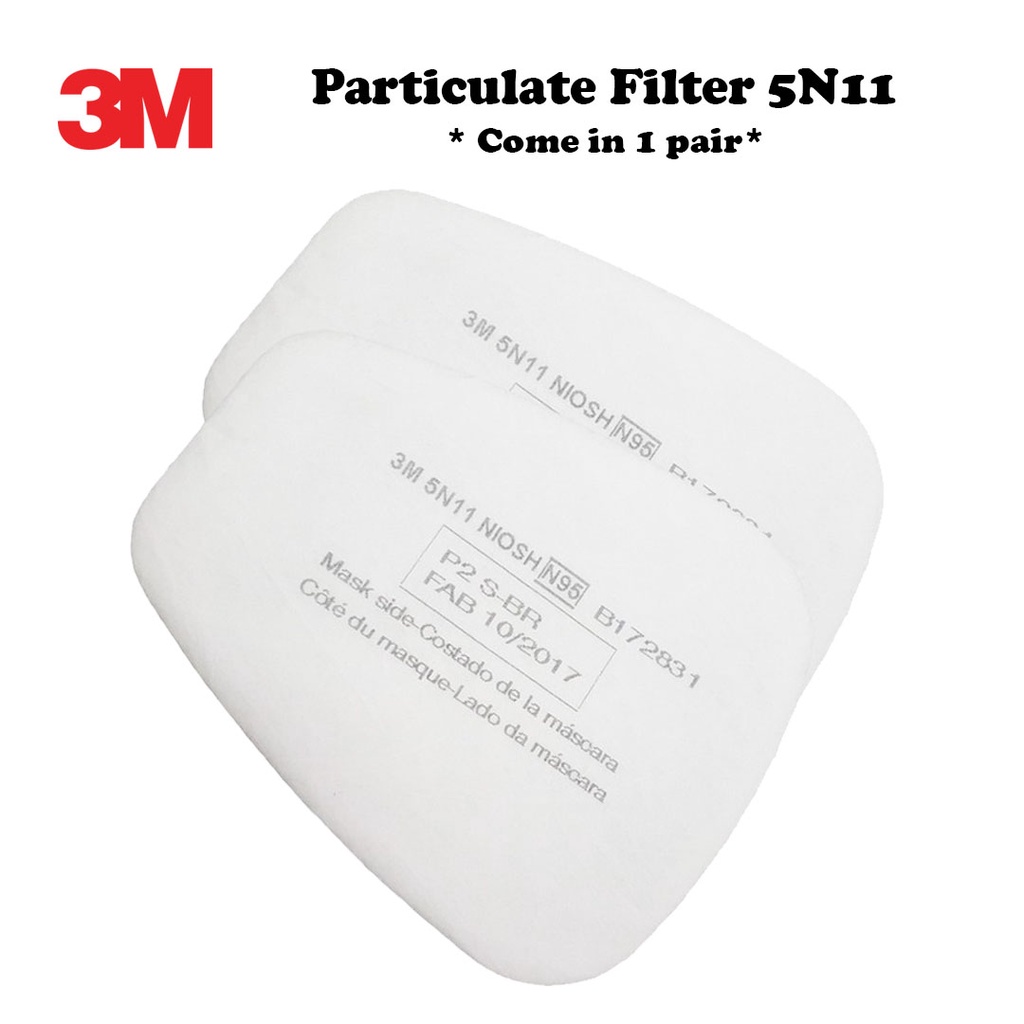 3M Particulate Filter 5N11, N95 (1 pair) | Shopee Malaysia