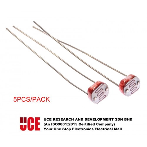 LIGHT-DEPENDENT RESISTOR LDR / PHOTORESISTOR / PHOTOCONDUCTIVE CELL ...