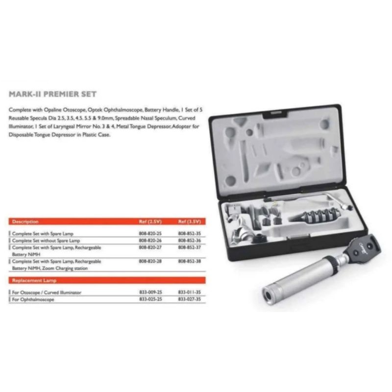 Diagnostic Set Premier / Ear Otoscope Set, Mark II | Shopee Malaysia