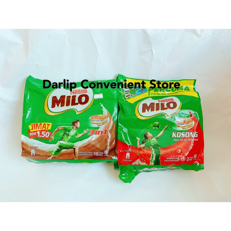NESTLE MILO Activ-Go Original 14sticks /3in1 14sticks | Shopee Malaysia
