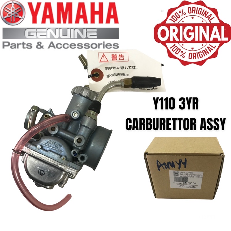 YAMAHA Y110 SS1 SS Y110 SS2 3YR 100% ORIGINAL CARBURETOR GENUINE JAPAN ...