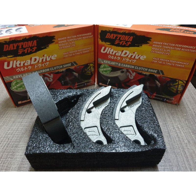 🇲🇾 Clutch Shoe Daytona Kawahara Carbon & Kevlar NVX Nmax Vario NVX155 ...
