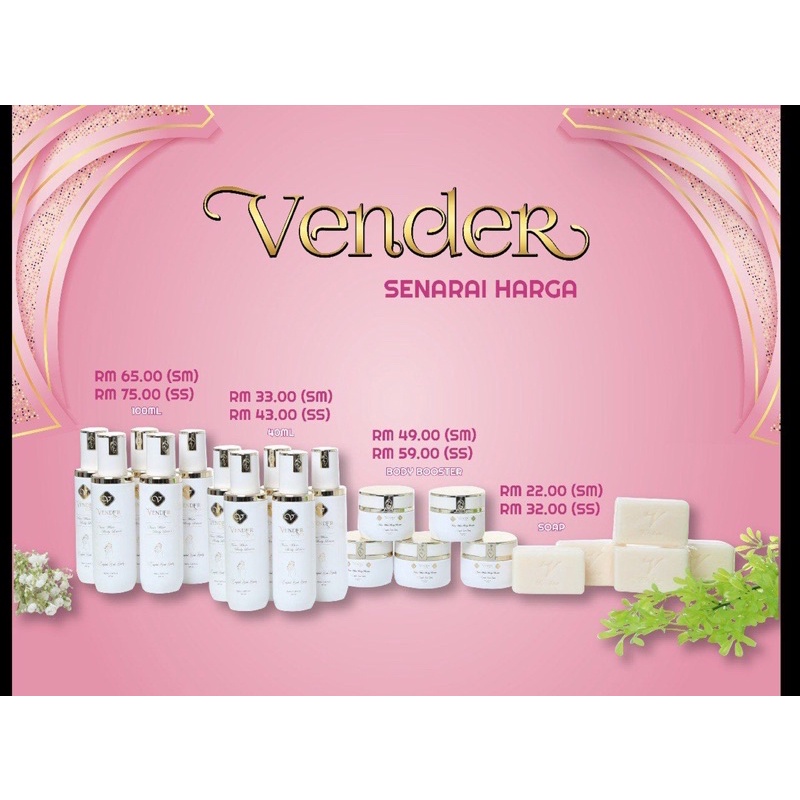 VENDER LOTION & SOAP NANO WHITE (with free gift) | Shopee Malaysia