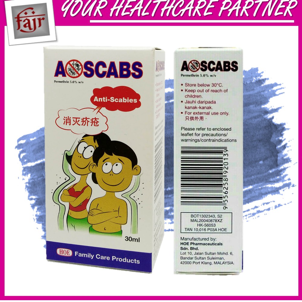 A-SCABS LOTION 30 ML | Shopee Malaysia