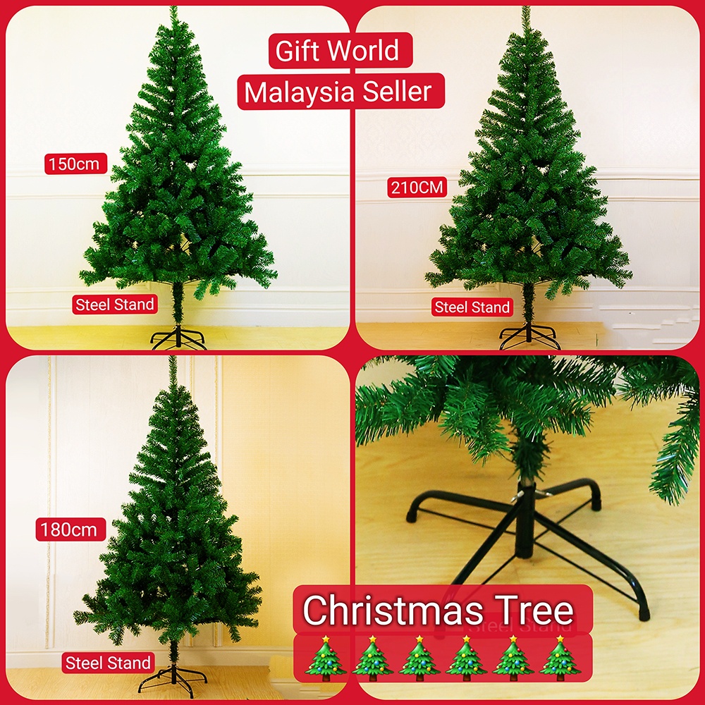CHRISTMAS Tree XMAS TREE 150cm 180cm **MALAYSIA READY STOCK SHIP FROM ...