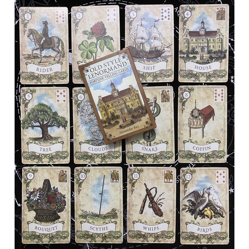 Old Style Lenormand Vintage Fashion Guide Divination English Version ...