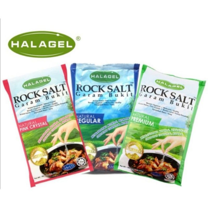 Halagel Rock Salt 400g (Single Refined / Double Refined / Pink Crystal ...