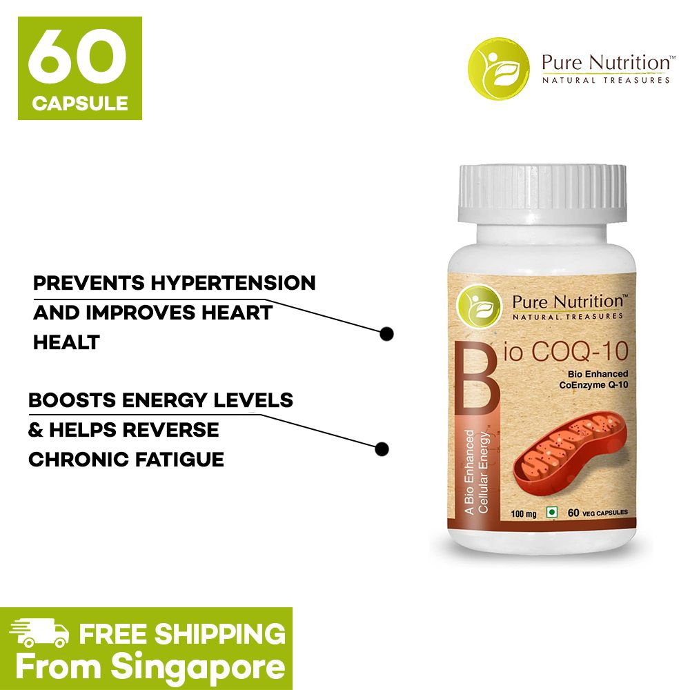Bio CoQ10 100mg - Energy formula with CoQ10 100mg, Omega 3 150mg ...