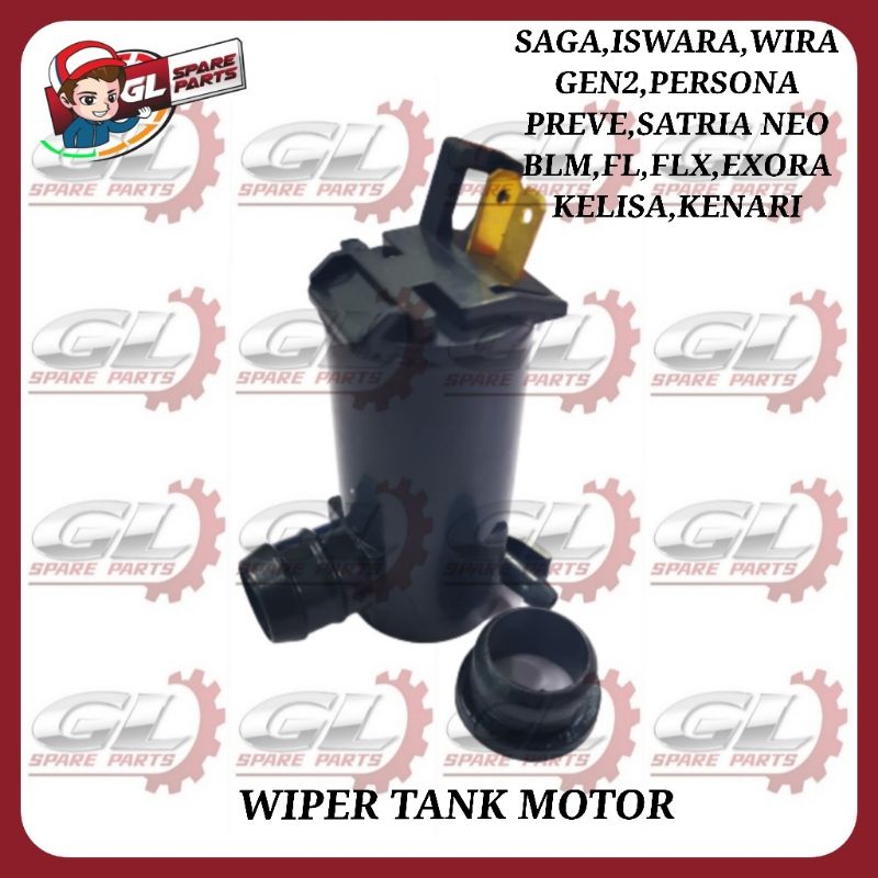 WIPER TANK MOTOR PROTON SAGA WIRA ISWARA GEN2 EXORA PREVE SATRIA NEO ...