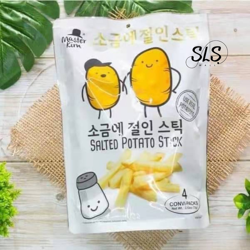 MASTER KIM Salted Potato Stick (USE REAL POTATO) 4 Convi-Pack 72g x 1 ...