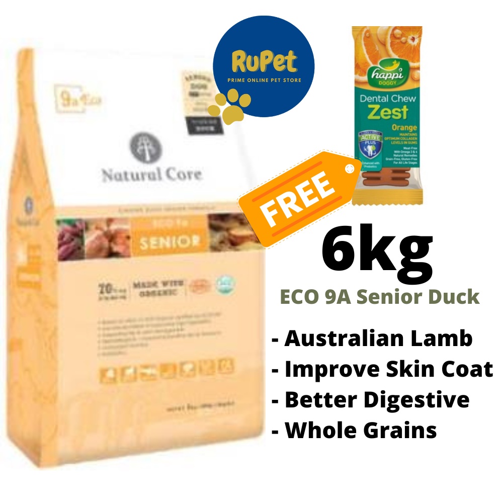 (CLEARANCE!!) NATURAL CORE SENIOR DUCK ECO 9A (6KG) - DOG DRY FOOD ...