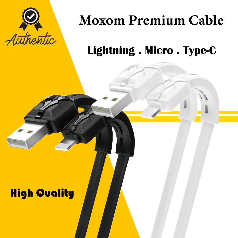 MOXOM MX-CB14 High Speed USB Data Cable / 2.4A Qualcomm 3.0 Quick ...