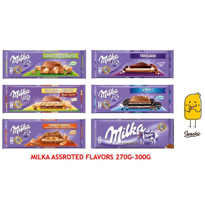 Milka Tablets Assorted Flavors 270g-300g | Shopee Malaysia