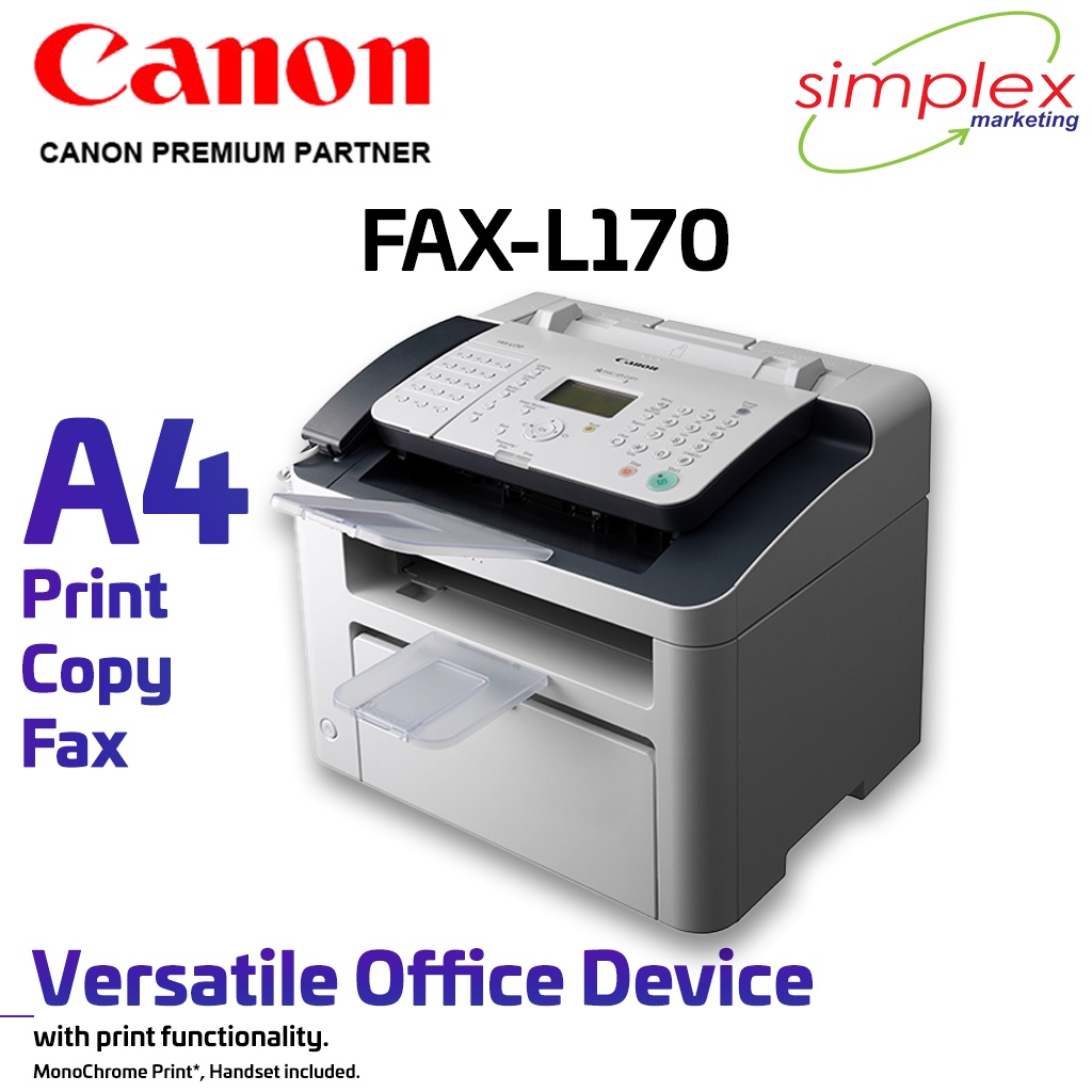 Canon FAX-L170 Fax Machine | Shopee Malaysia