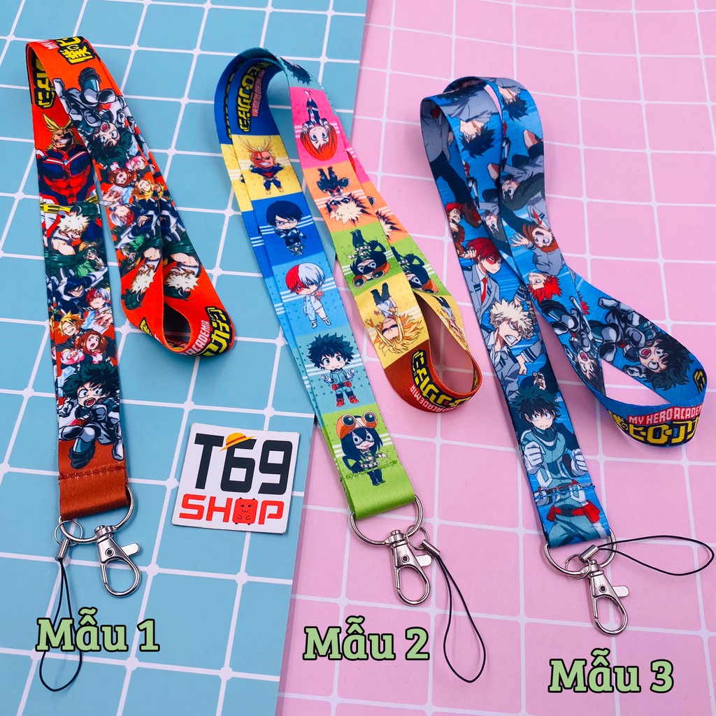 My Hero Academia (Boku no Hero Academia) anime name tag strap/strap ...