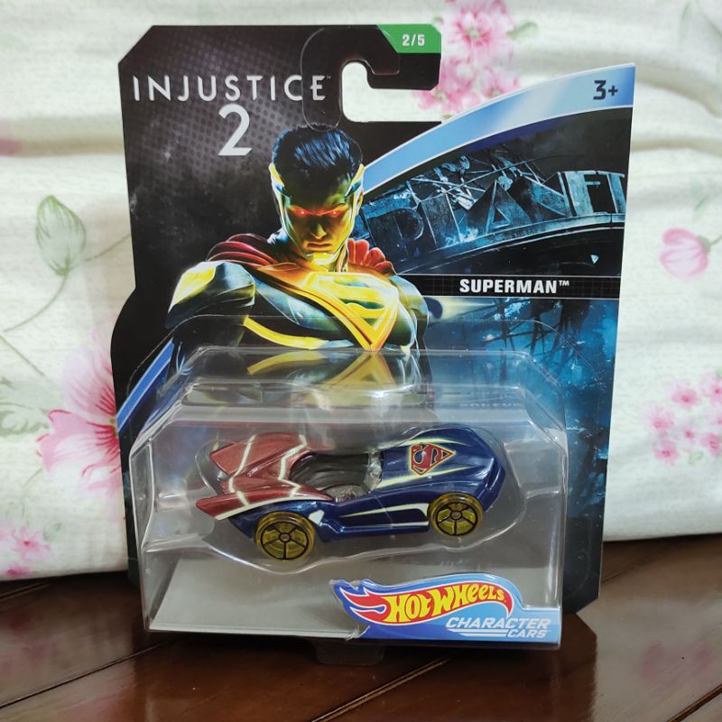 Hot Wheels Characters Cars DC Comics Injustice 2 - Superman | Shopee ...