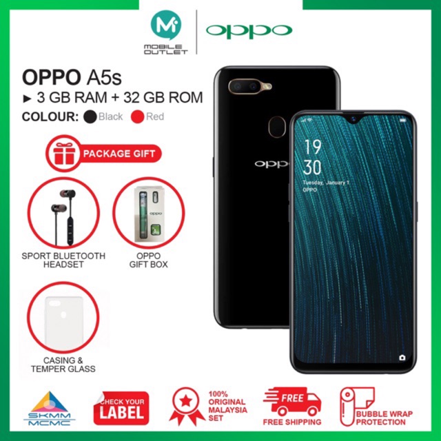 OPPO A5s 3GB/32GB (Original OPPO Msia) | Shopee Malaysia