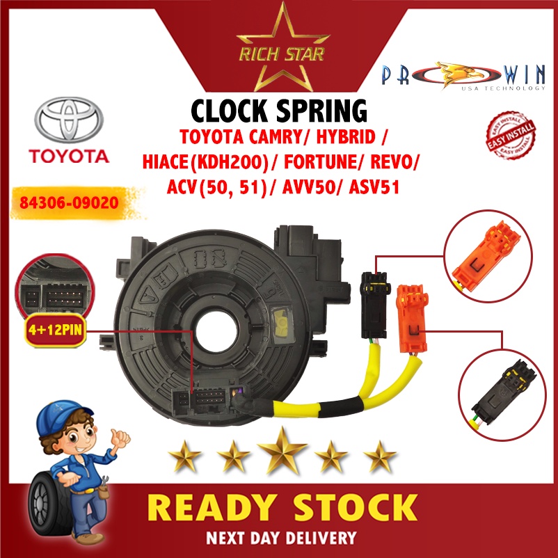 Toyota Camry/HYBRID(11-19)HIACE(KDH200)FORTUNE/HILUX REVO/ACV(AVV)50 ...