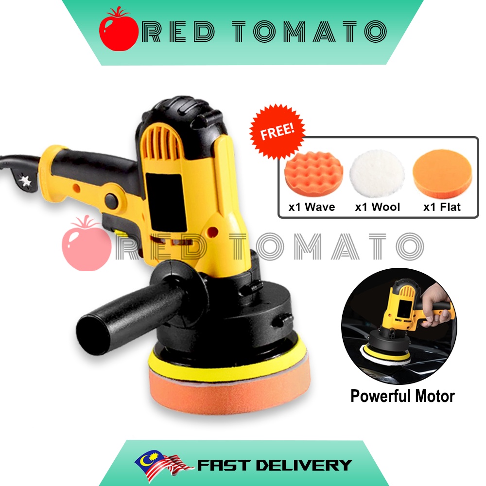 RED TOMATO 850W Electric Car Polisher Machine 5'' Sander Buffer ...