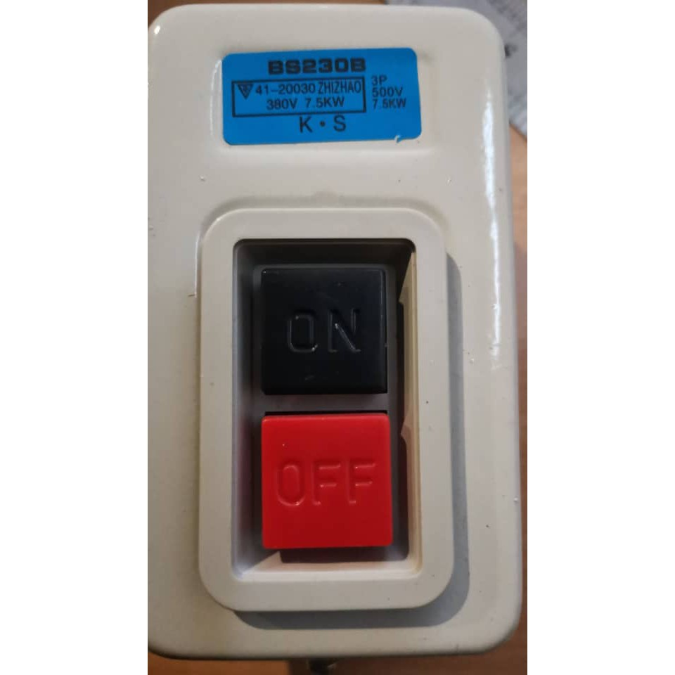 POWER PUSH BUTTON SWITCH BS230B 380V 急停开关 | Shopee Malaysia