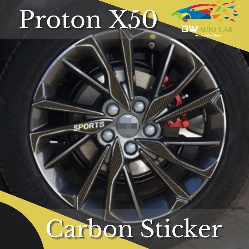 Proton X50 Modification Special Rim Decoration Car Sticker Protect ...