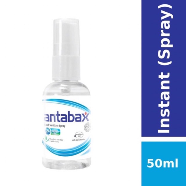 Antabax Anti-Bacterial Sanitizer spray 50ml | Shopee Malaysia